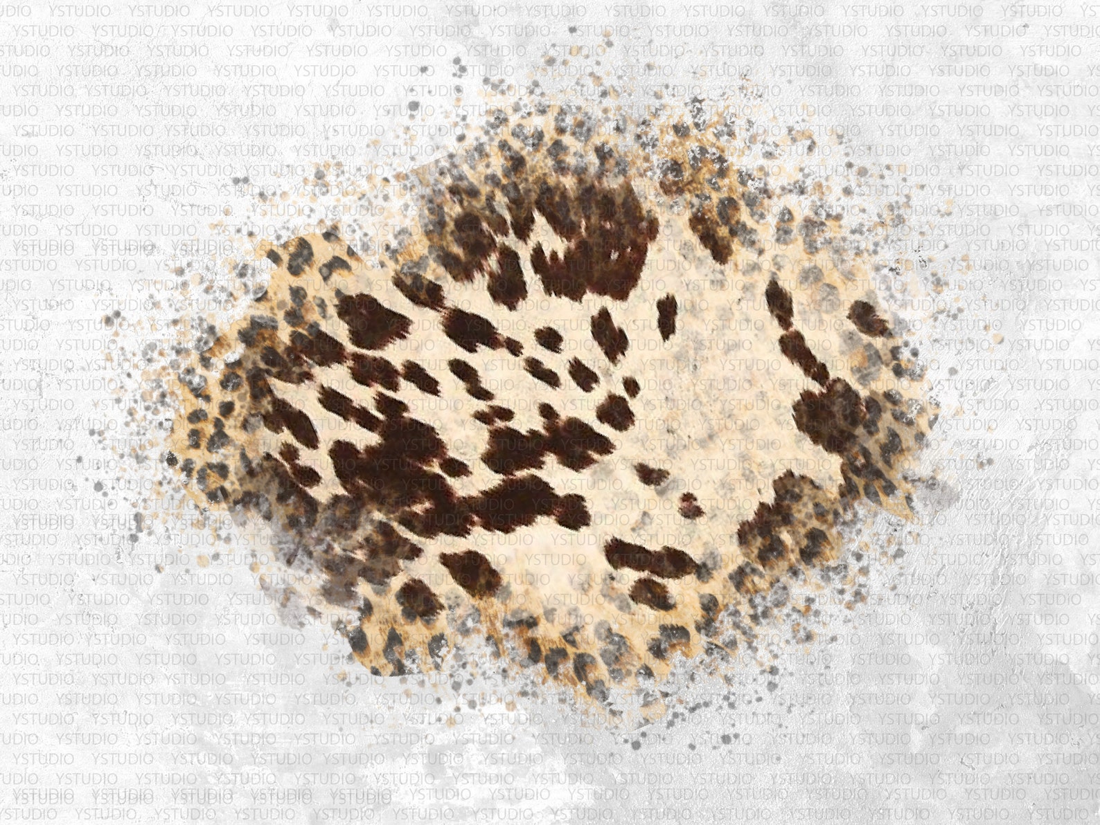 Cowhide Pattern Distressed Background Png Cowhide Png Bundle - Etsy