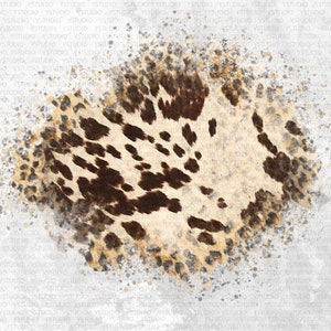 Cowhide Pattern Distressed Background Png, Cowhide Png Bundle, Cowhide ...