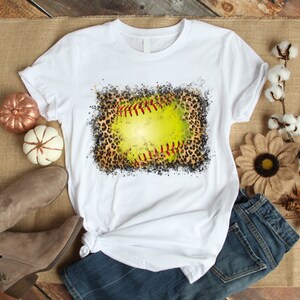 Leopard Softball Background Png, Distressed Softaball Cheetah ...