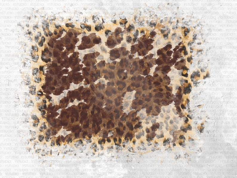 Cowhide Pattern Distressed Background Png Cowhide Png Bundle - Etsy