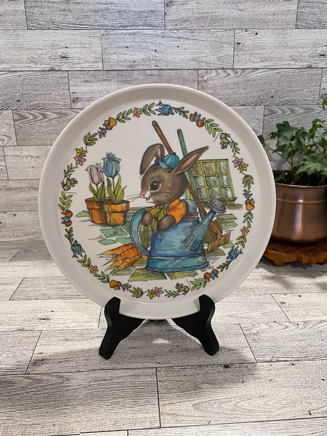 Vintage Oneida Melamine Plate Peter Rabbit Children's Plate - Etsy