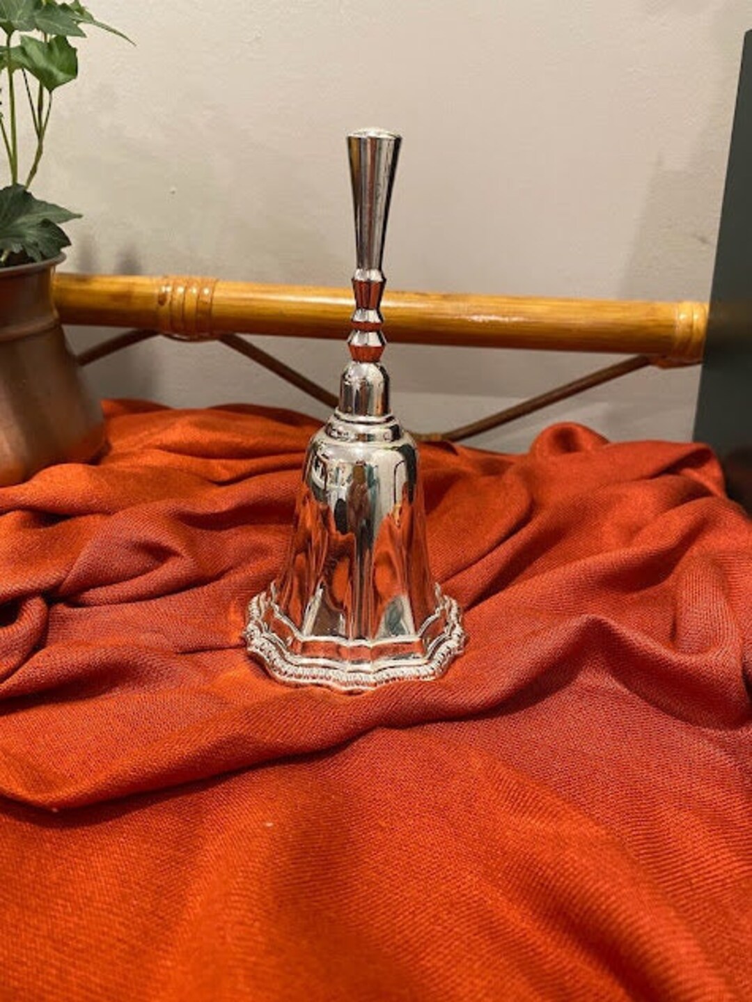 Vintage Avon Silverplate Bell - Etsy