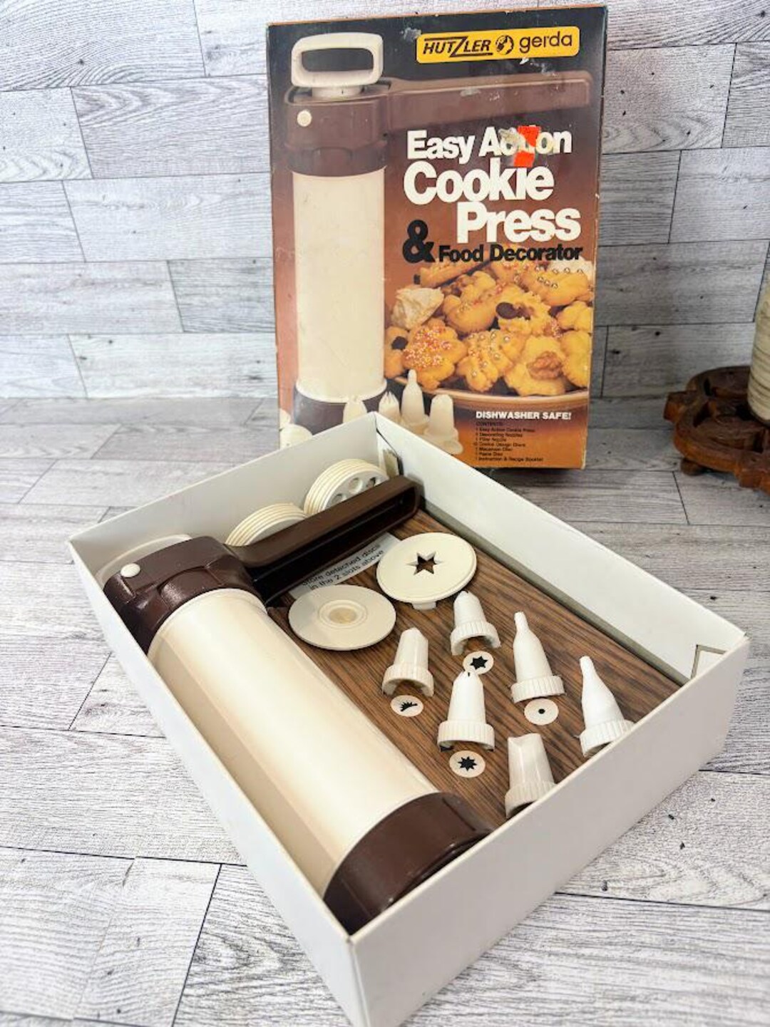Vintage Hutzer Gerda Easy Action Cookie Press & Food Decorator - Etsy