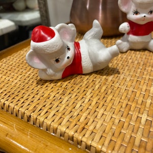 Vintage Christmas Tumbling Mice Set of Three Mice Christmas Decoration ...