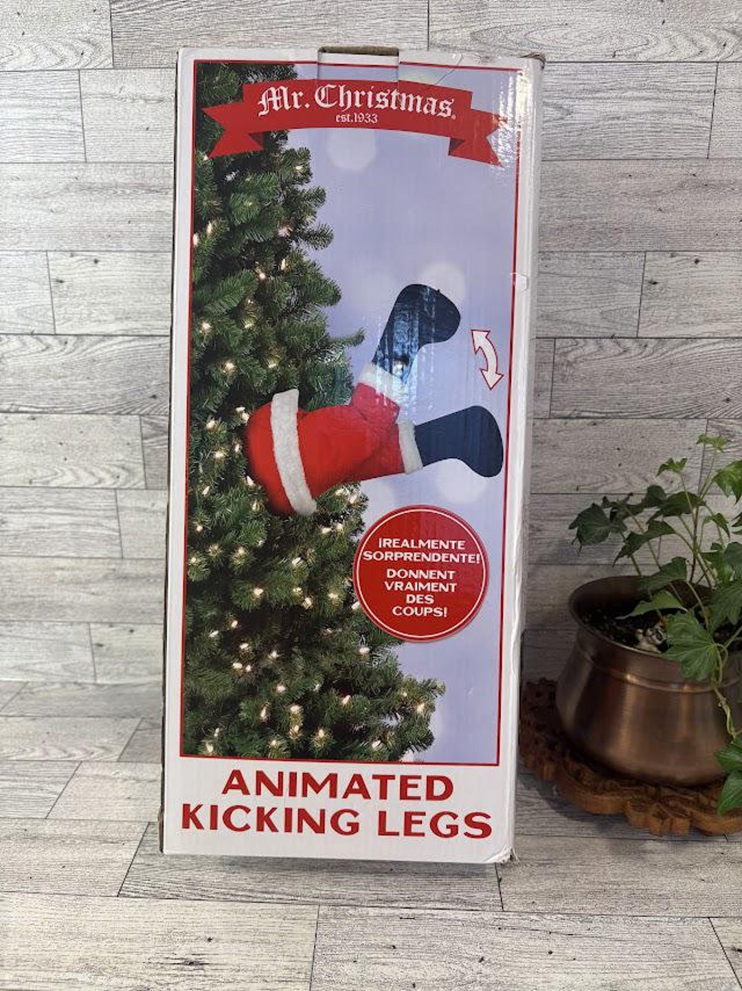 Mr. Christmas Animated Kicking Santa Legs - Etsy