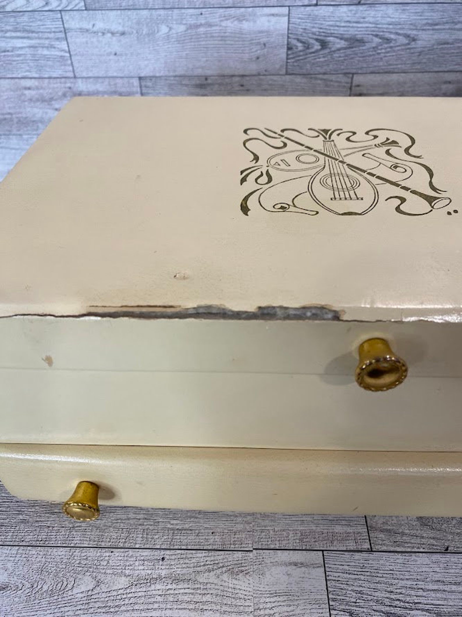Vintage Midcentury Lady Buxton Cream and Blue 1960's Jewelry Box - 50's ...