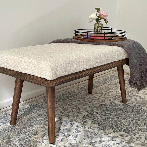 Upholstered Bench - Etsy UK