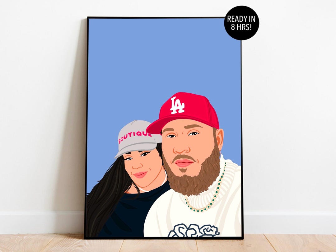 Faceless Portrait, Custom Illustration, Personalised Photo, Photo ...