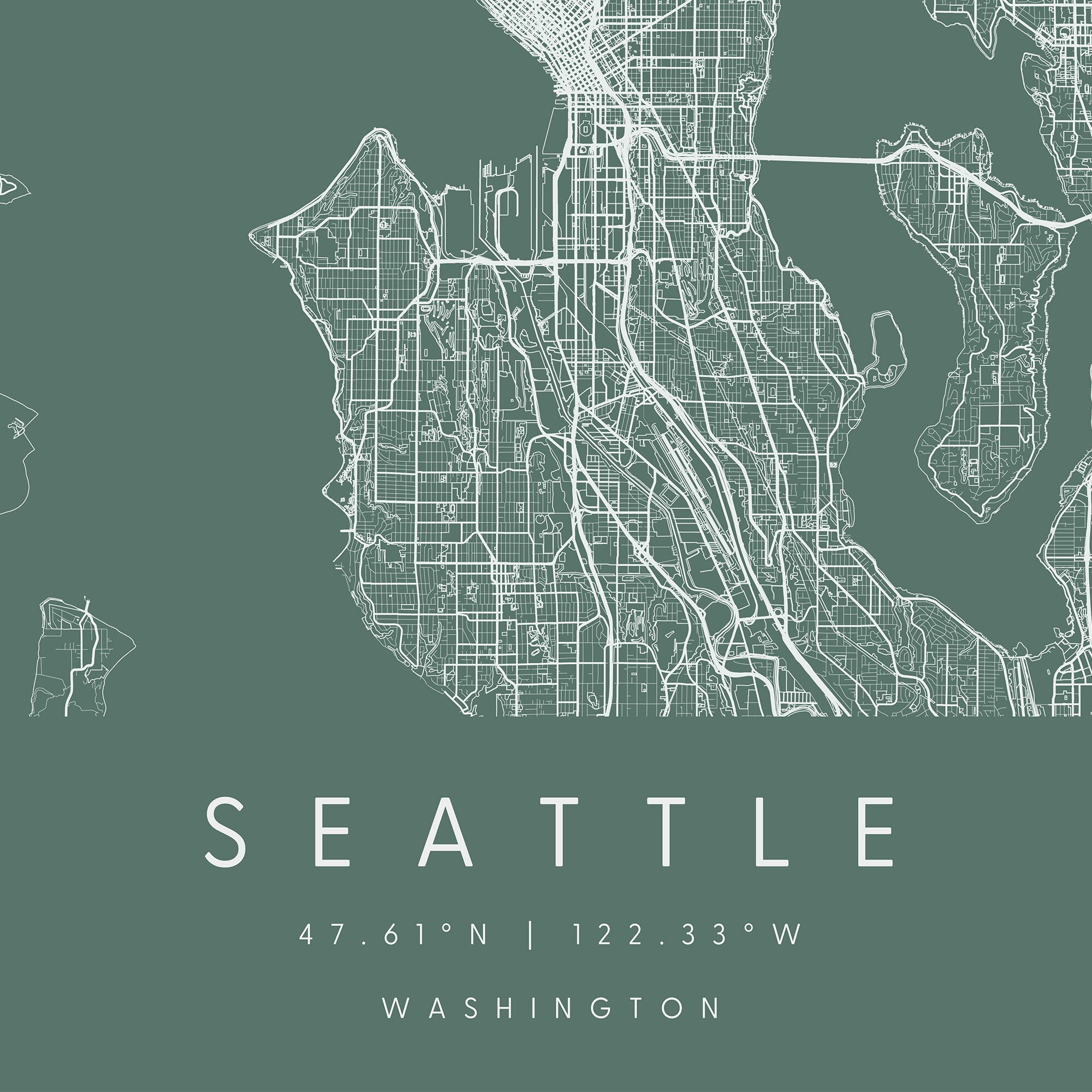Seattle Washington Digital Art Map Digital Print Poster - Etsy Seattle Washington Digital Art Map Digital Print Poster - Etsy