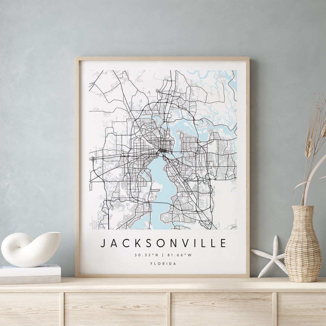 Indianapolis Indiana, Printable City Map, Blue & White Wall Art, Modern ...