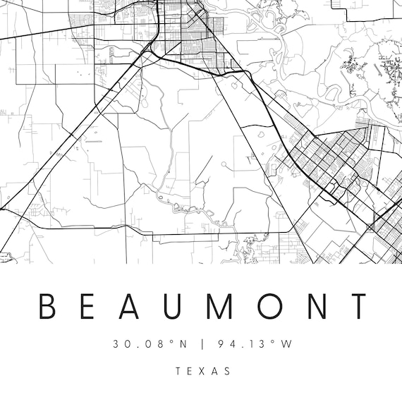 Beaumont Texas Map Beaumont East Texas US Topo Map – MyTopo Map