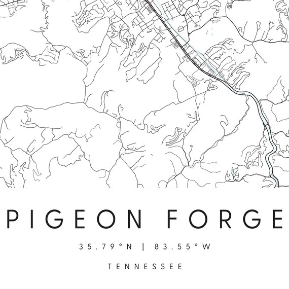 Interactive Map Of Pigeon Forge Tennessee Pigeon Forge Travel Guide: