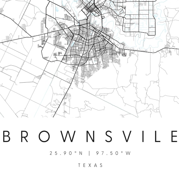 Map Of Brownsville Texas With Cities