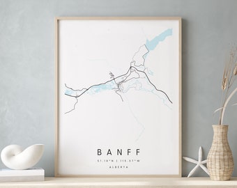 Banff National Park Print Canada Landscape Wall Art Print - Etsy