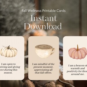 30 Cozy Autumn Positive Quotes, Printable Fall Mantras, Digital ...