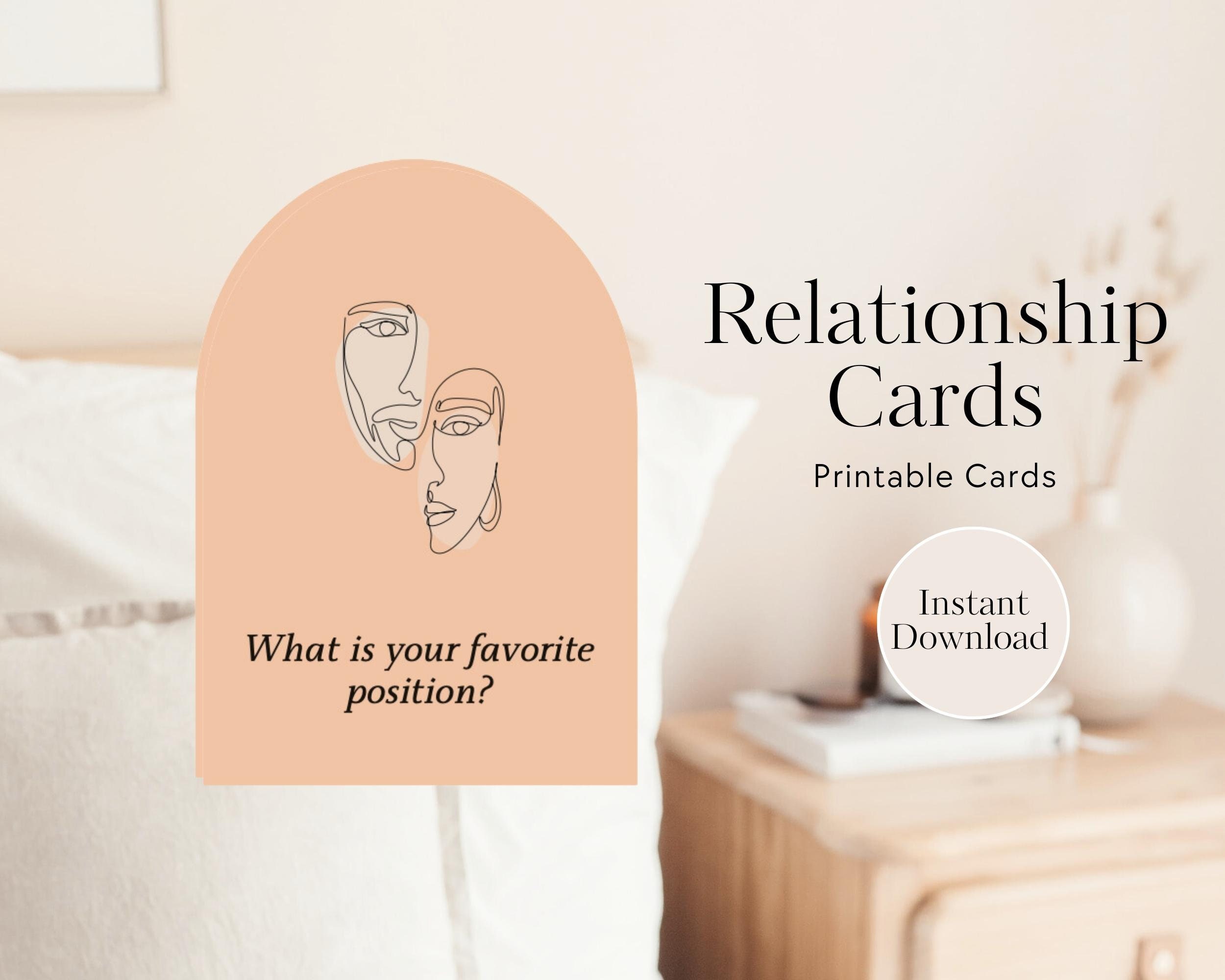 55 Printable Date Night Question Cards, Couples Deep Conversation ...