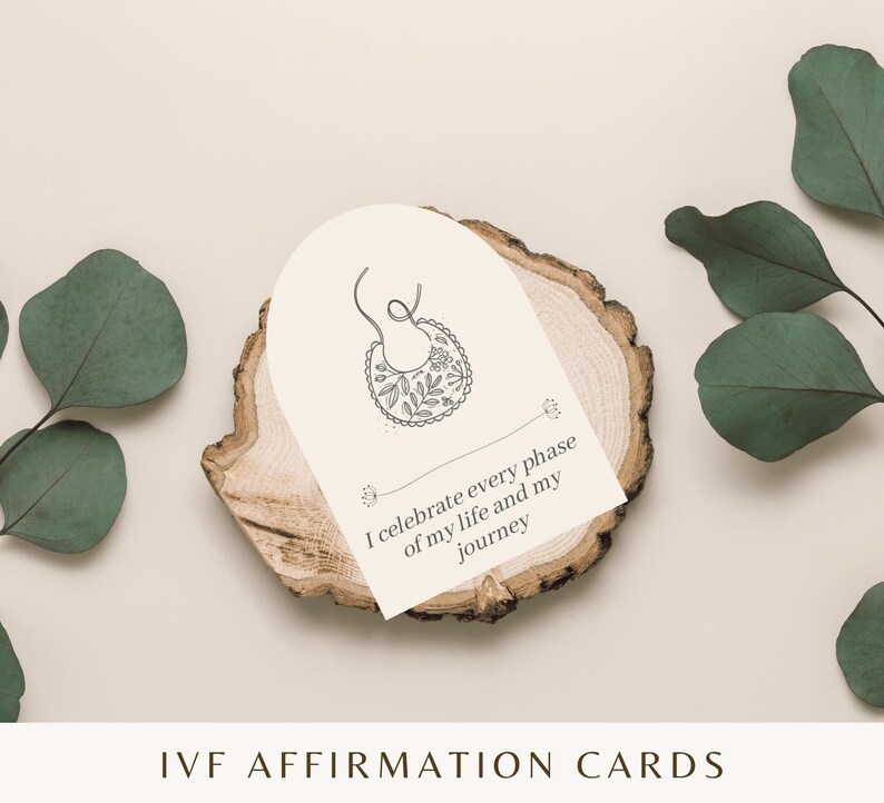 30 IVF Affirmation Printable Cards Encouragement Mom Quote - Etsy