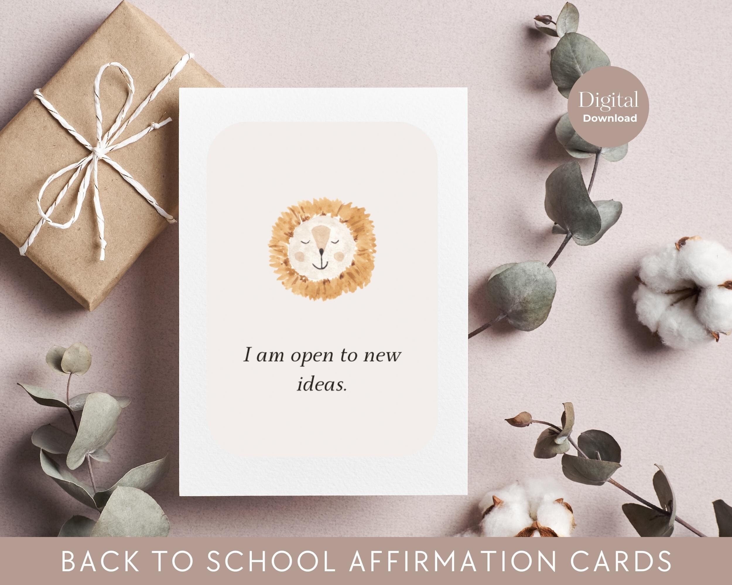 50 Encouraging Back to School Cards for Children, Encouraging Cards for ...