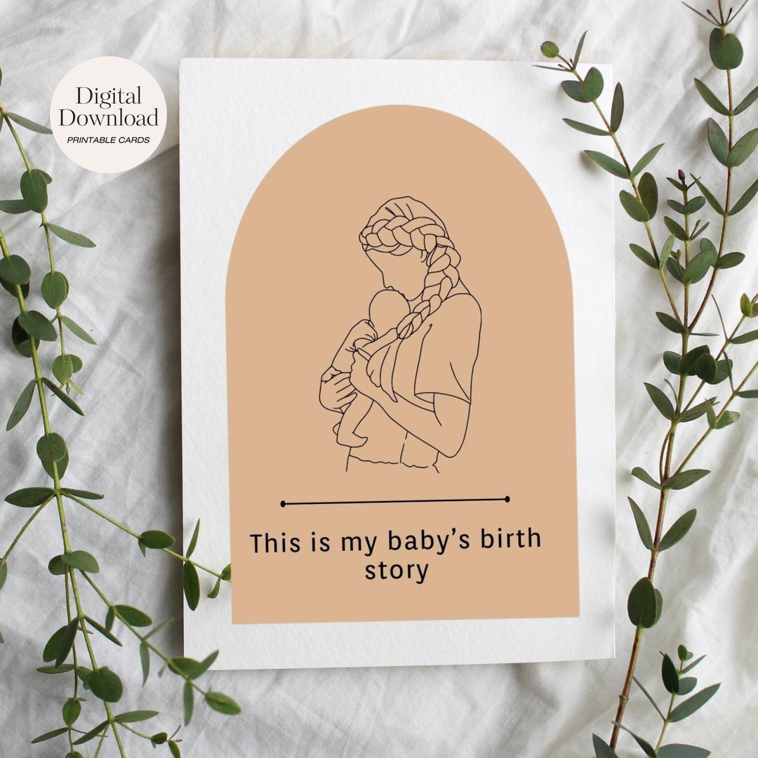 24 Empowering Birth Mantra Cards, Positive Birth Affirmations, Natural ...