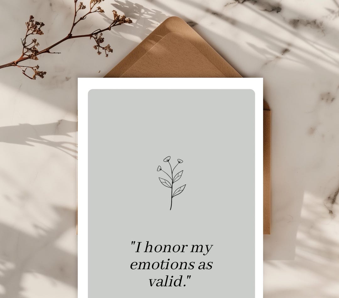 50+ Grief Affirmation Card for Loss, Printable Comfort Cards, Healing ...