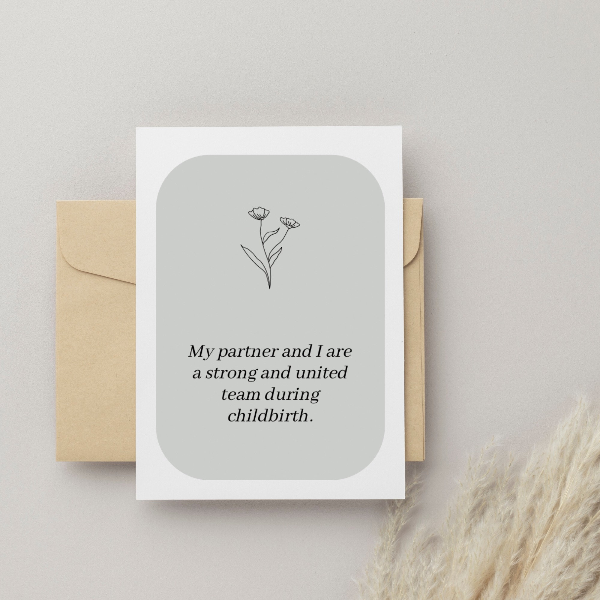 40+ Affirmation Cards for Labor in Spanish and English, Uplifting Labor ...