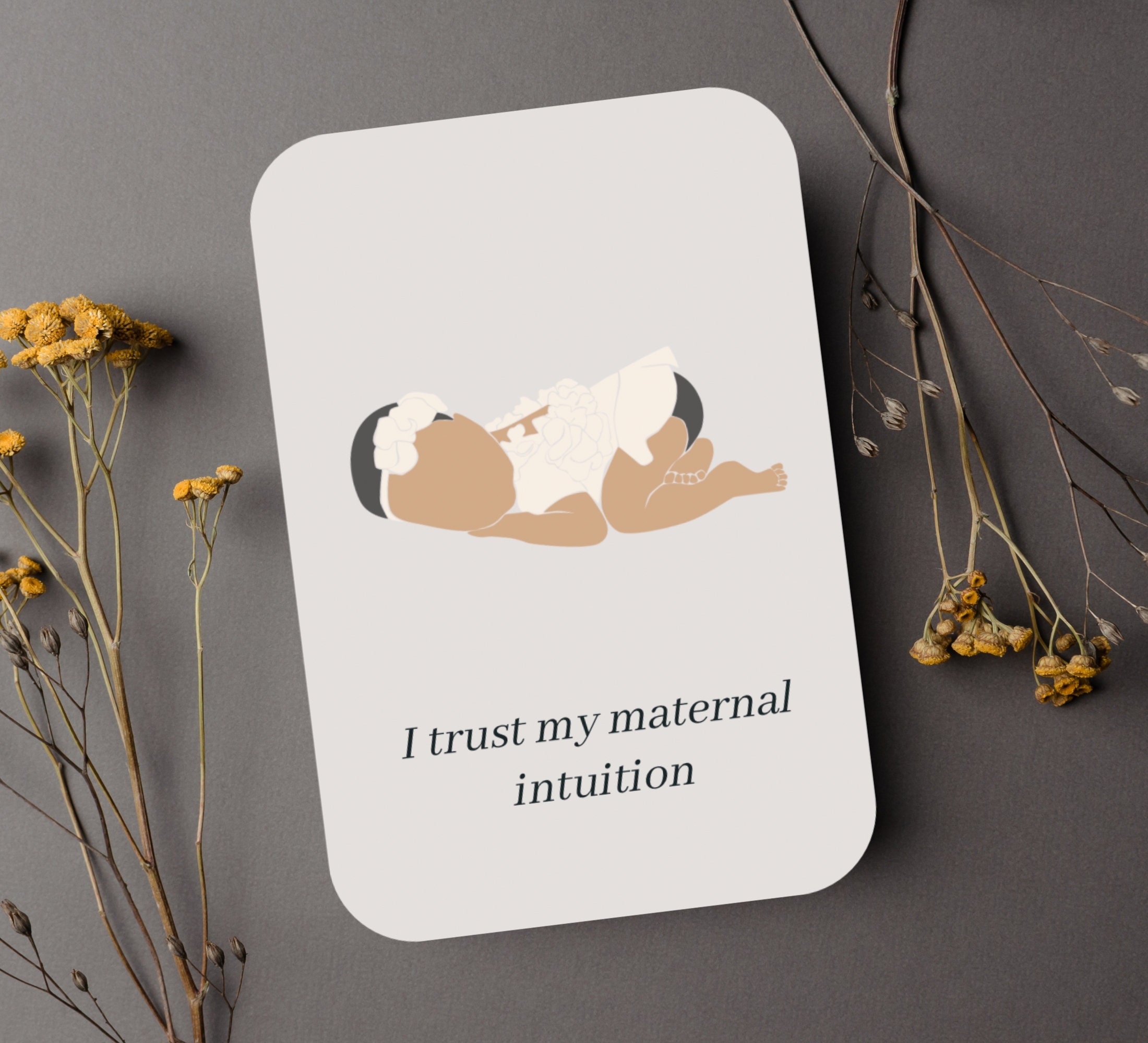 54 Printable Postpartum Affirmation Cards Mindfulness Gift - Etsy