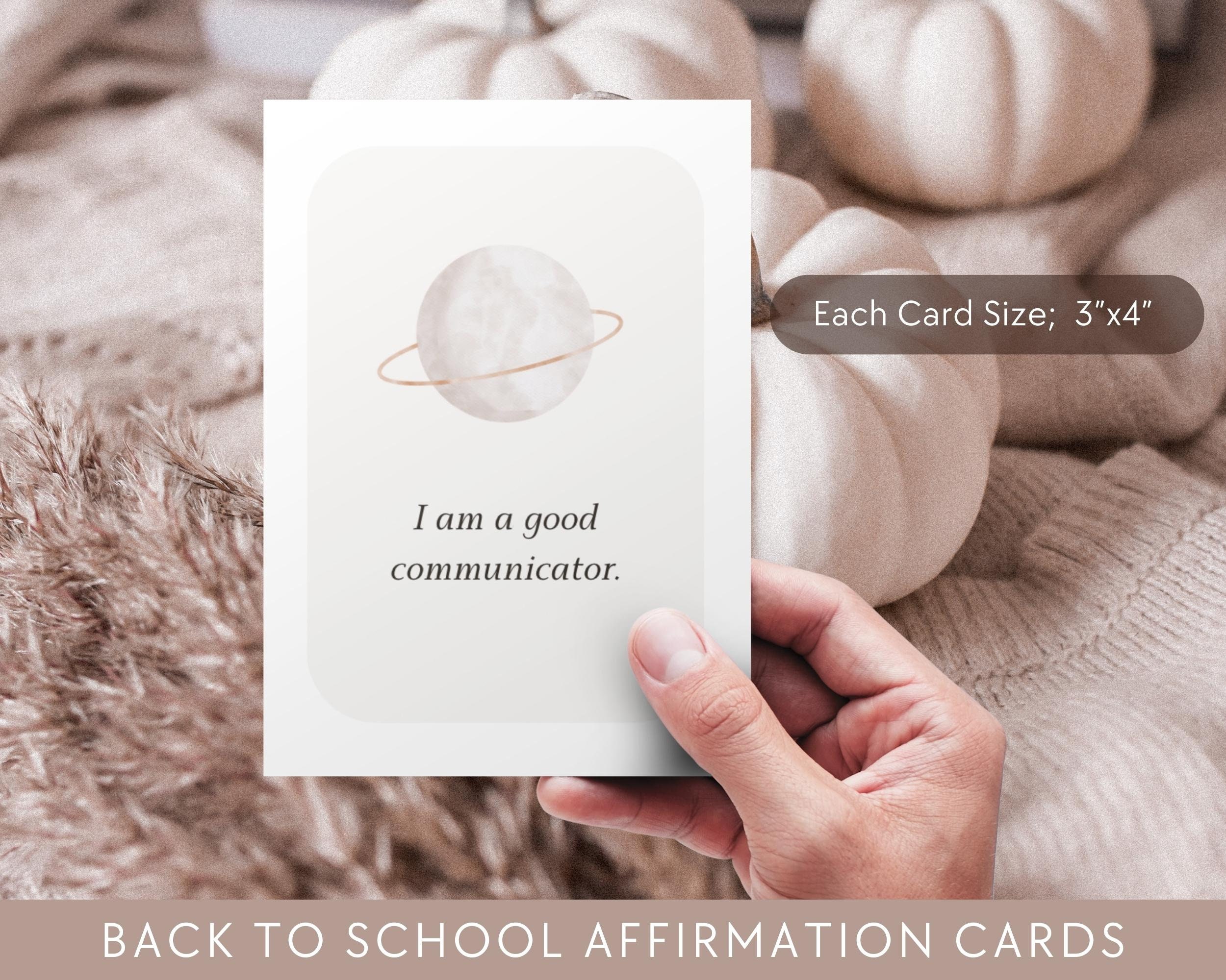 50 Encouraging Back to School Cards for Children, Encouraging Cards for ...