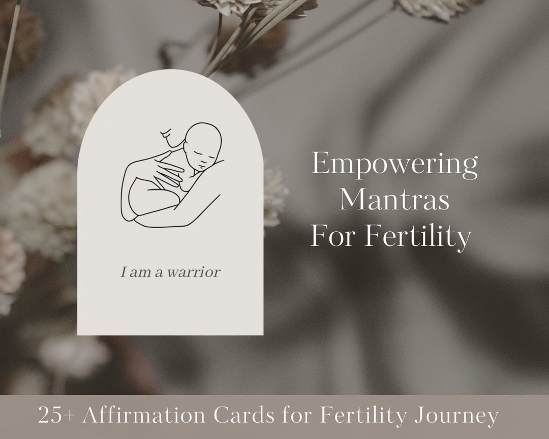 25 Printable IVF Support Cards, Fertility Affirmation Cards, IVF ...