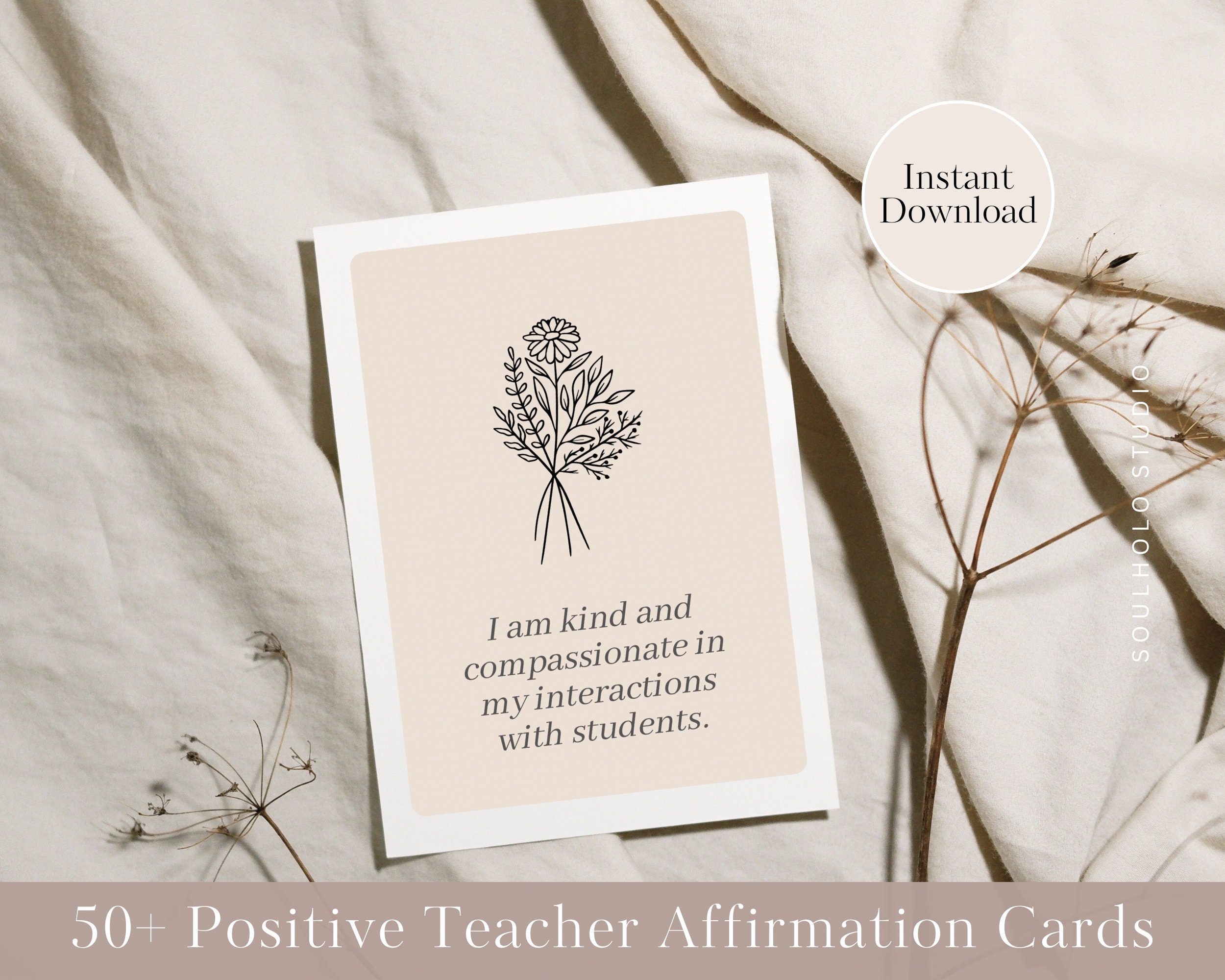 50+ Teacher Affirmation Printable Cards, First Time Teacher ...