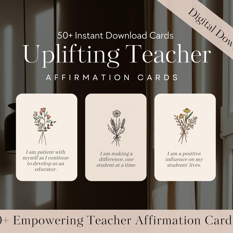 Teacher Affirmations - Etsy