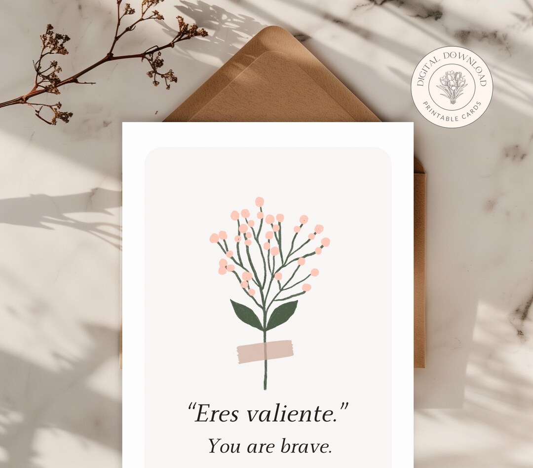 30 Bilingual Affirmation Cards for Kids, Spanish English Printable ...