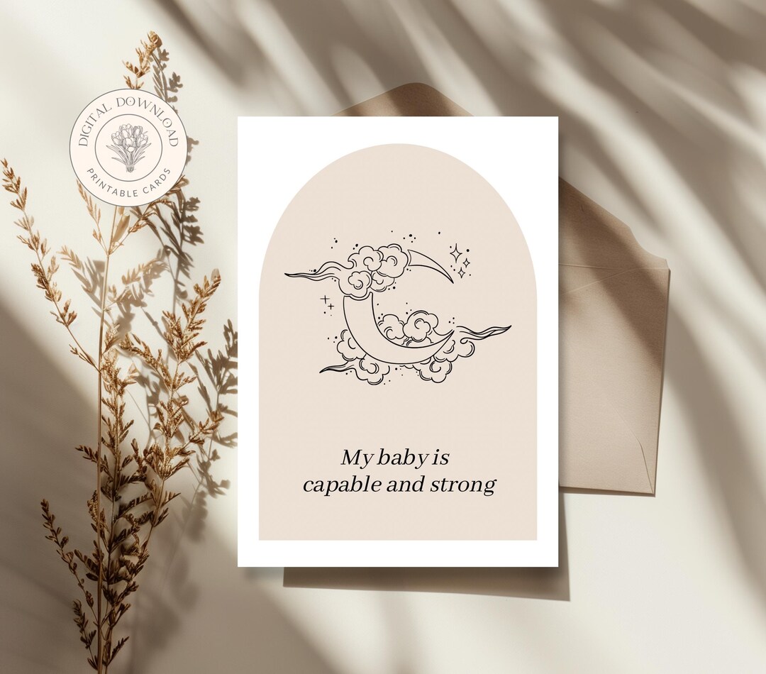 30+ Pregnancy Affirmation Printable Cards, Empowering Birth Quotes ...