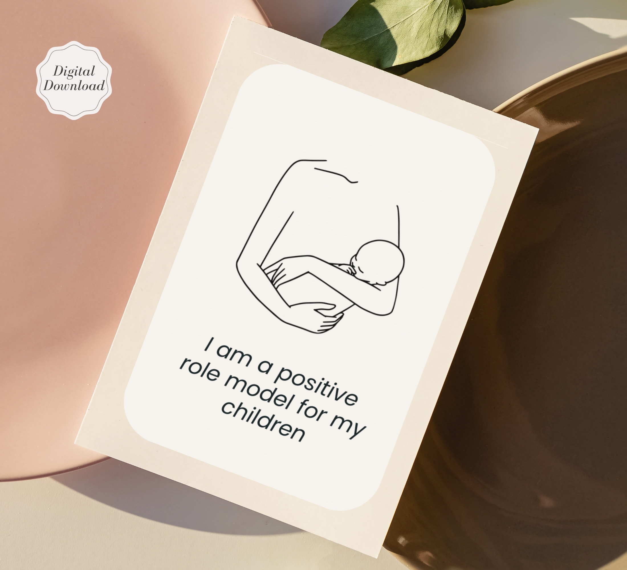 40 Printable Motivational Cards for Postpartum, New Mom Self-care ...