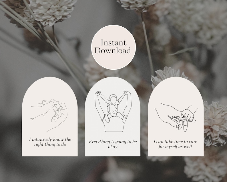 New Dad Affirmation Cards, Positive Fatherhood Quotes, First-time Dad ...