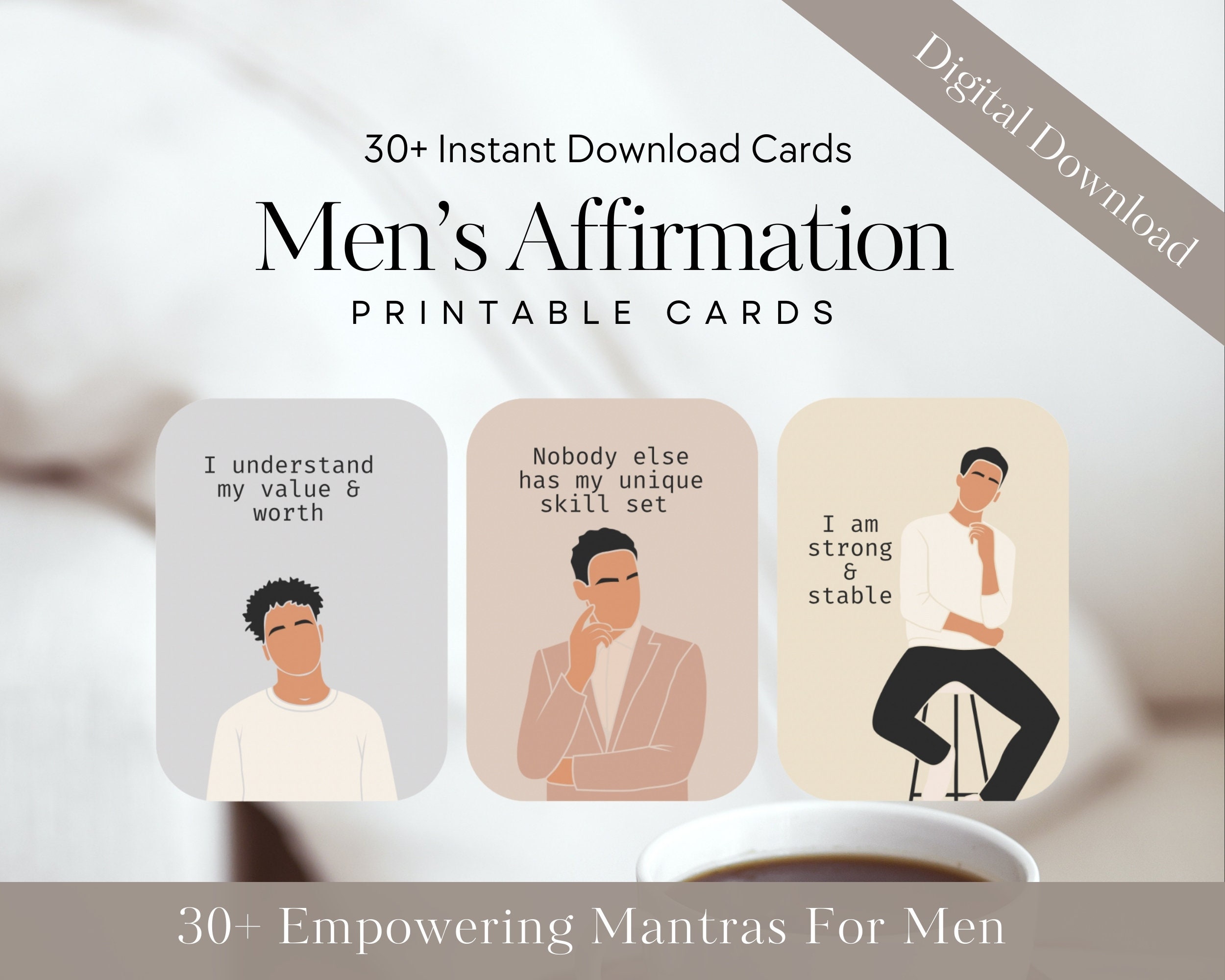 30 Inspirational Mantras for Guys, Positive Affirmations for Men ...