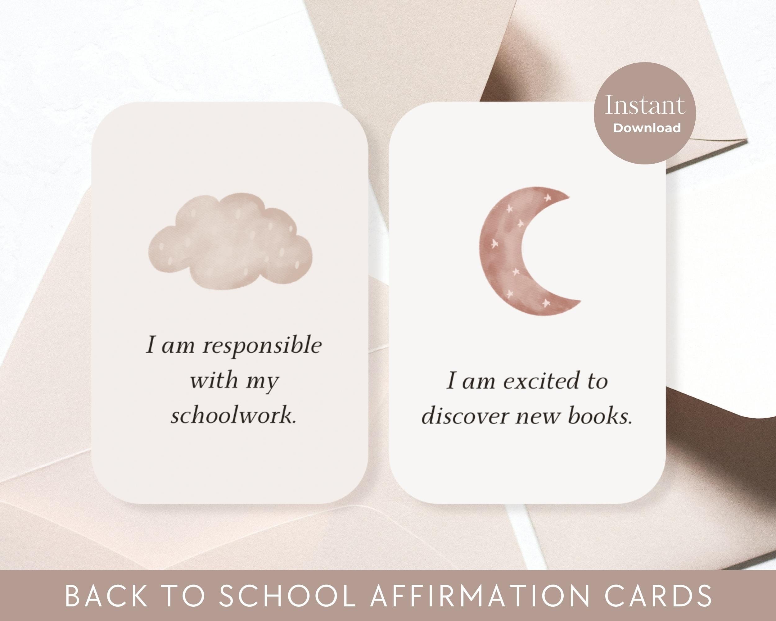 50 Encouraging Back to School Cards for Children, Encouraging Cards for ...