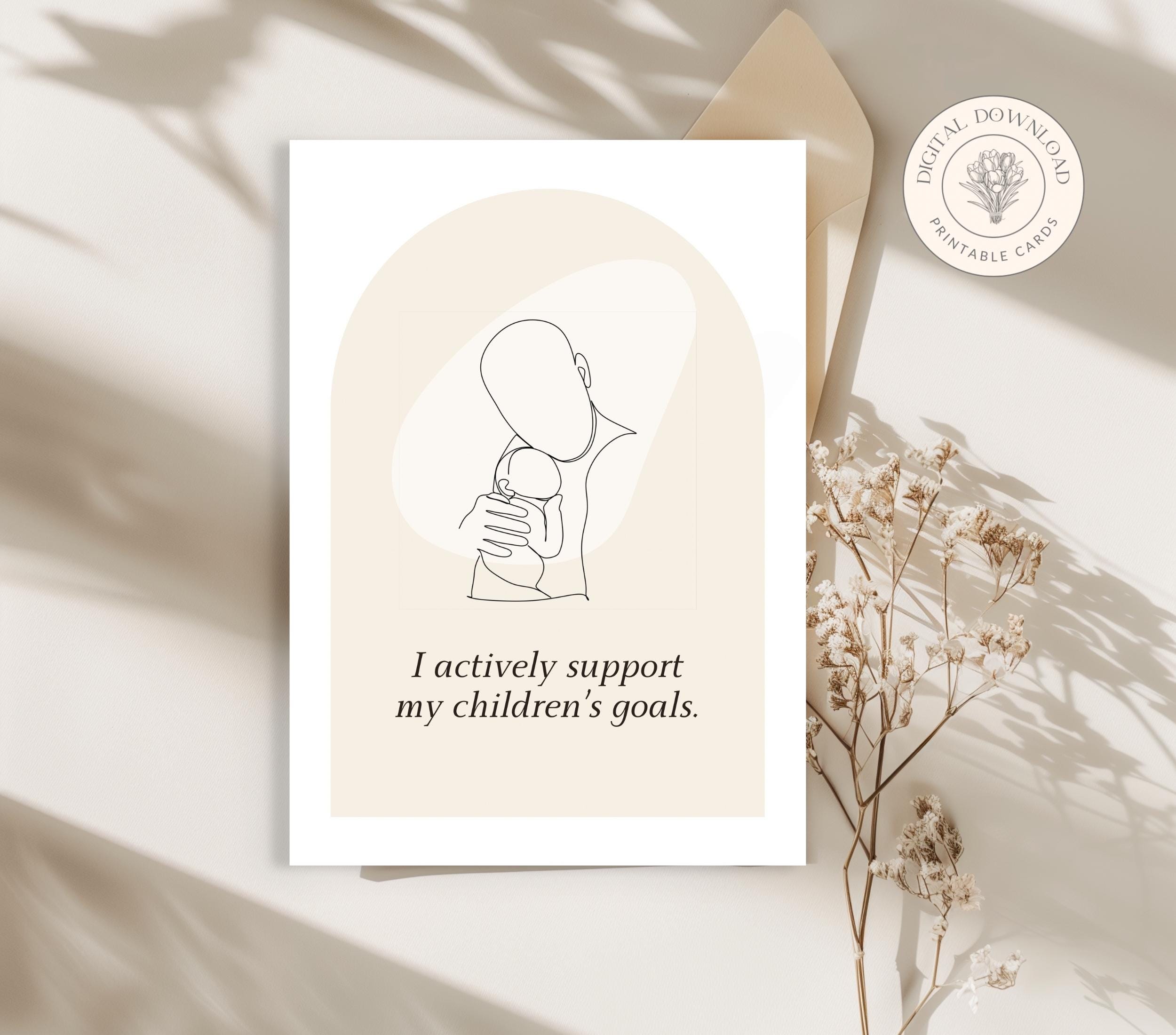 Affirmation Cards for Dad, Mental Health Gift for Father, Positive Dad ...