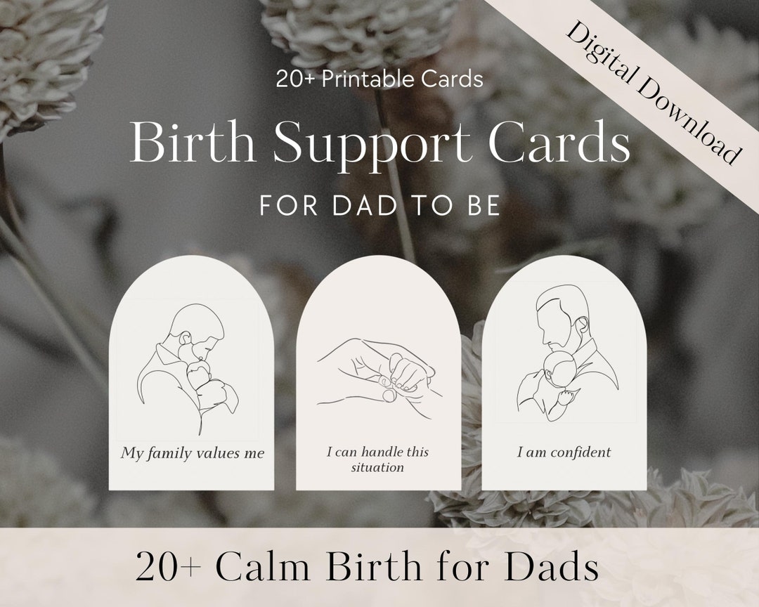 20 Positive Affirmation for New Dads, Encouragement Cards for Expecting ...