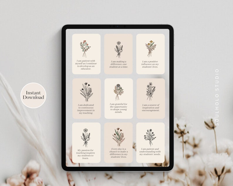 50+ Teacher Affirmation Printable Cards, First Time Teacher ...