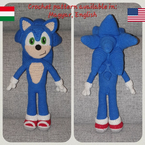 Sonic the Hedgehog Sewing Pattern - Etsy
