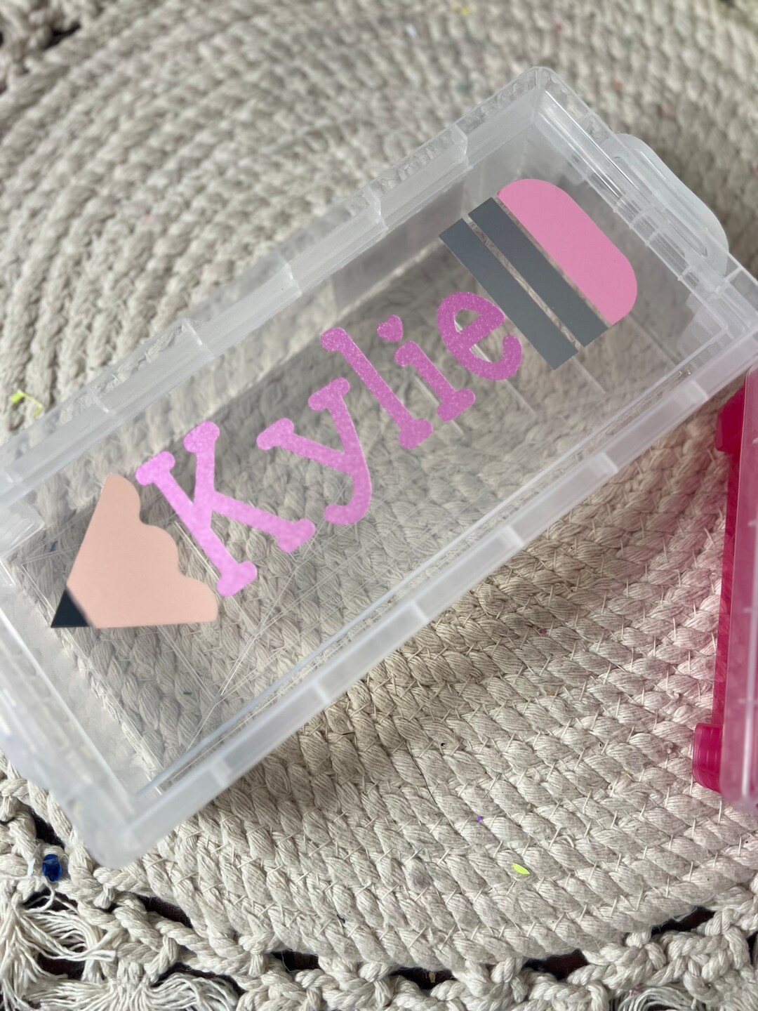 Personalized Pencil Box- Marker Box- Crayon Box- Cute Pencil Box- Back ...