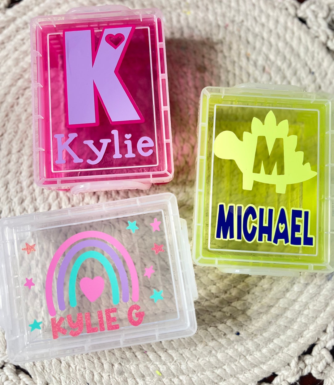 Personalized Crayon Box, Container for Crayons, Box for Crayons, Pencil ...