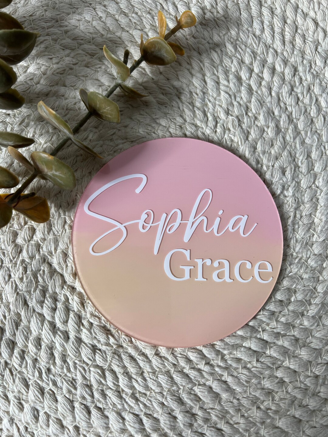 Acrylic Baby Sign, Baby Announcement, Custom Acrylic Baby Sign, Baby ...