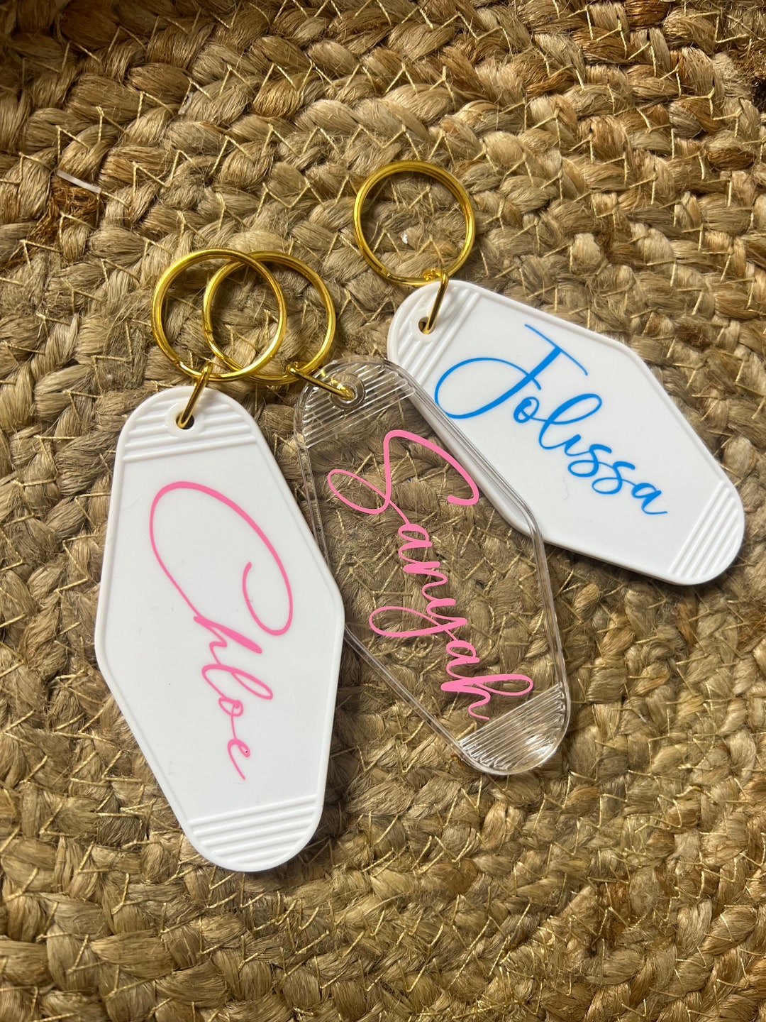 Motel Keychain Custom Made Cute Keychains Luggage Tag - Etsy