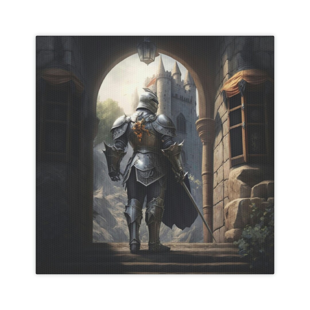 Knight Canvas - Etsy