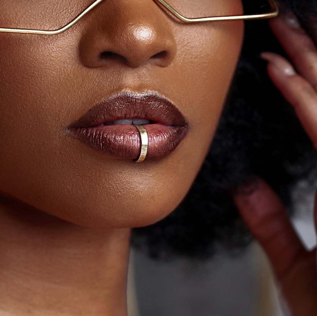 Nala Lip Cuff - No Piercing | Brass - Etsy