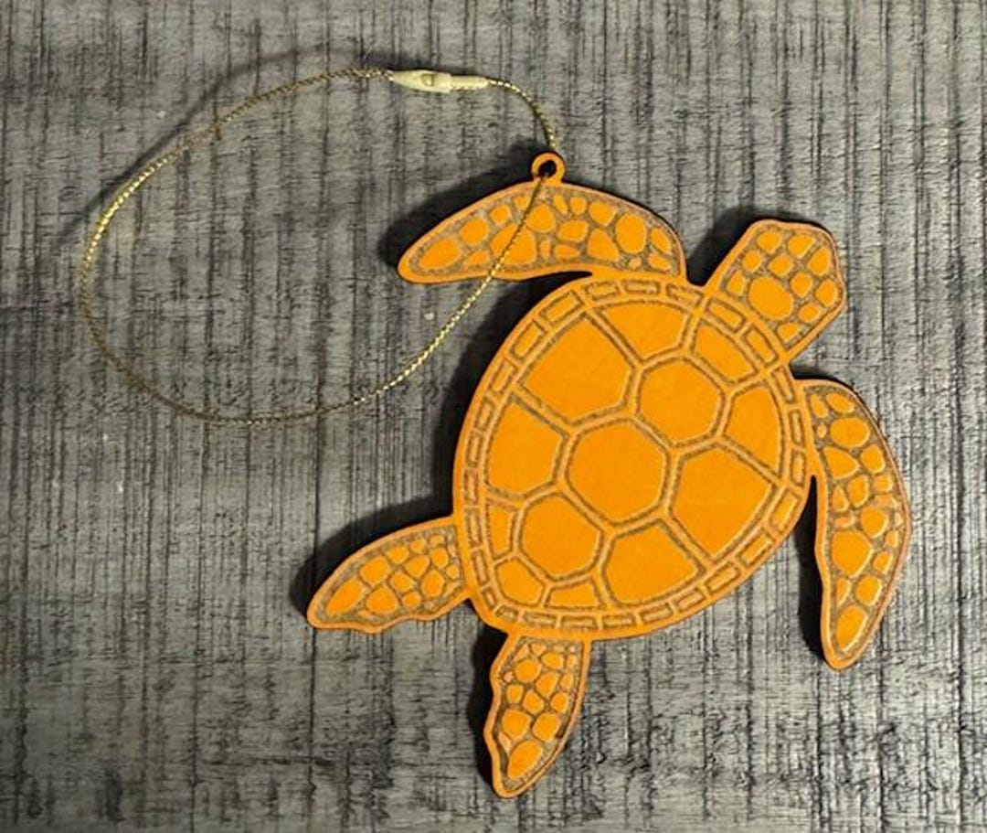 Laser Engraved Honu Sea Turtle Ornament - Etsy