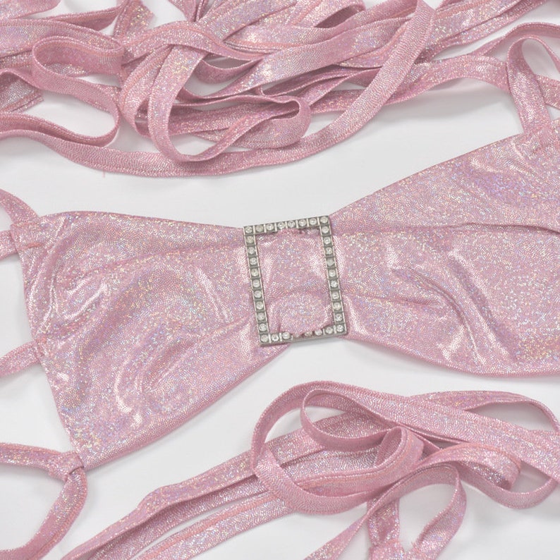 Pink Sparkly Set Rave Outfits Festival Outfits Festival - Etsy