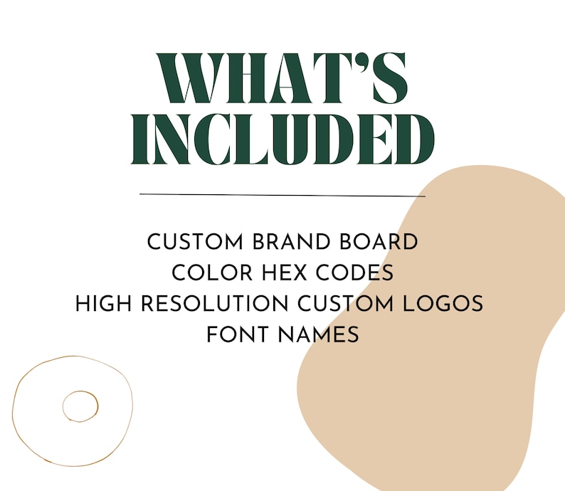 Custom Business Brand Kit I Modern Children's Boutique I Kids ...