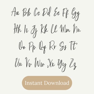 Hey Lovely Pretty Cursive Digital Font File I Modern Typeface for ...